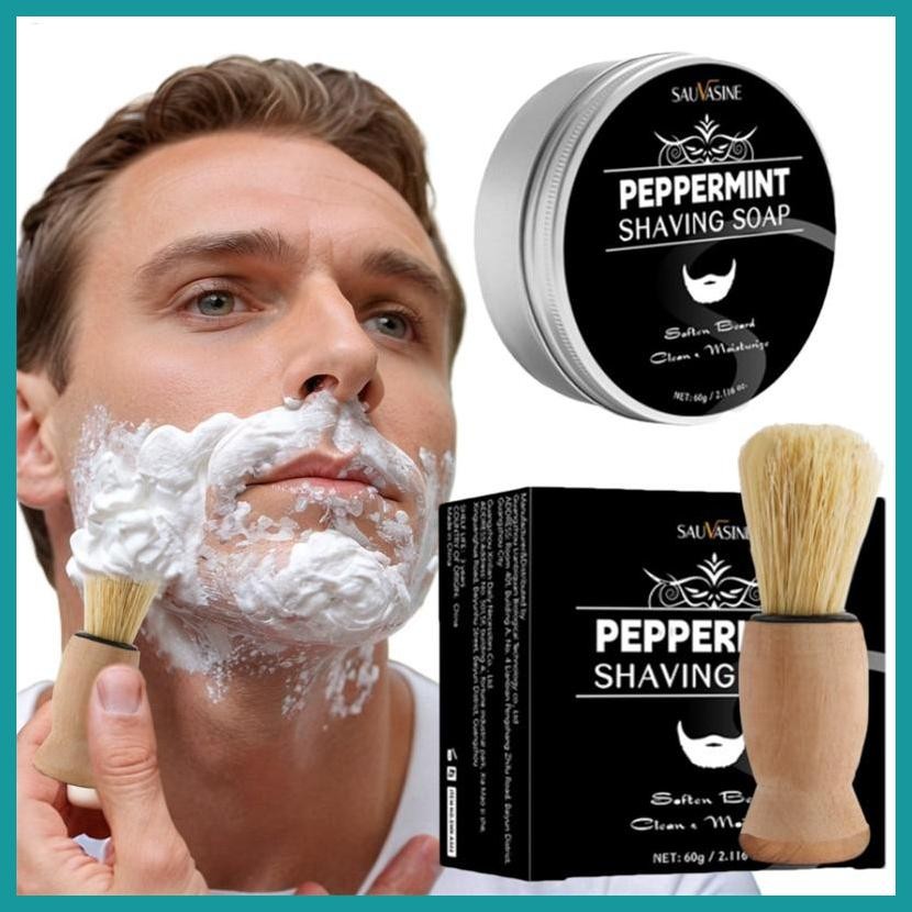 Shave Soap For Men 60g Luxury Shaving Cream Refreshing Fragrance Shave ...