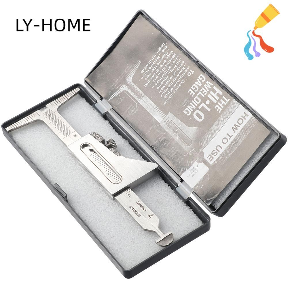 LY-HOME Hi Lo Welding Gauge, Stainless Steel Inch and Metric Pipe Gauge ...