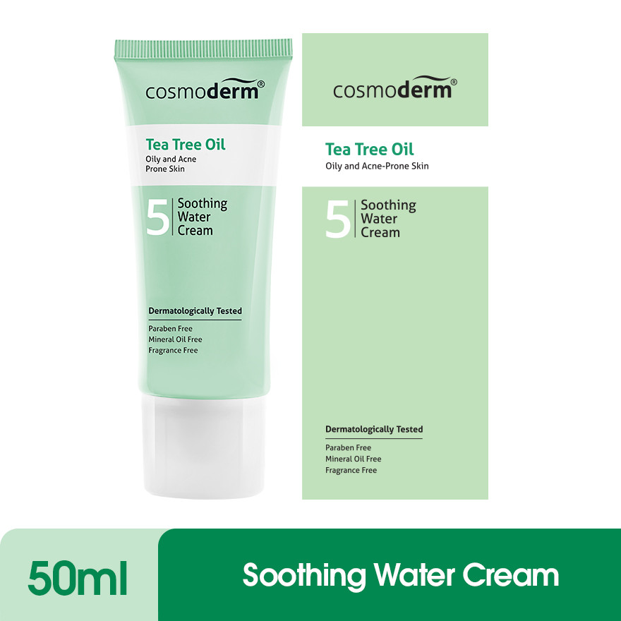 COSMODERM Tea Tree Oil Soothing Water Cream 50ml | Shopee Malaysia