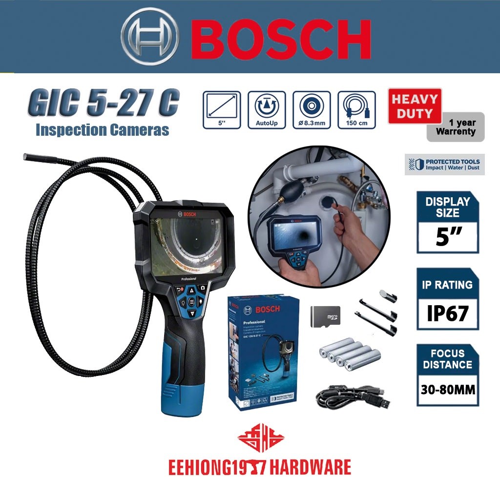BOSCH GIC 5-27 C Professional Large Display Inspection Camera Digital Kamera GIC5-27C GIC 5-27C ...