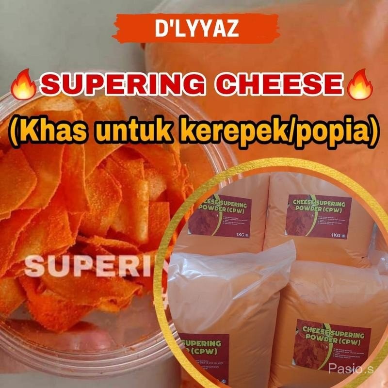 SERBUK SUPERING POWDER POPIA CHEESE HALAL SEDAP PADU (perlu tambah gula ...