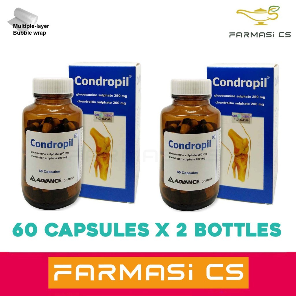 Condropil Glucosamine Sulphate 250 mg, Chondroitin Sulphate 200 mg 60s ...