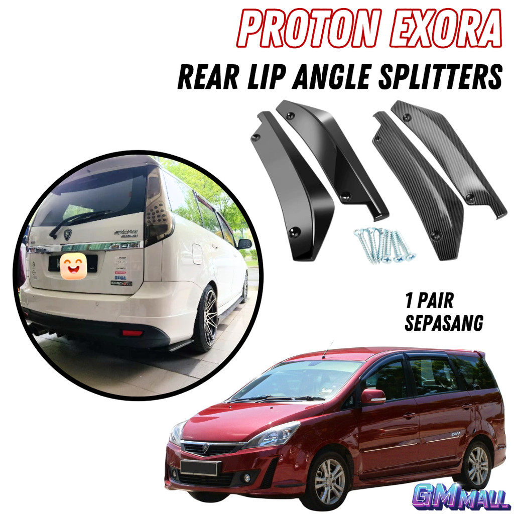 Proton Exora Front Rear Corner Bumper Lip Skirting Diffuser Splitter ...