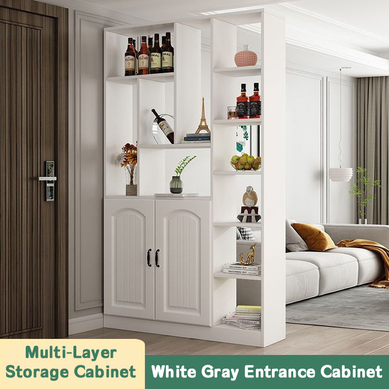 🔥Ready Stock🔥Multi-Functional Entrance Cabinet Multi-Layer Storage ...