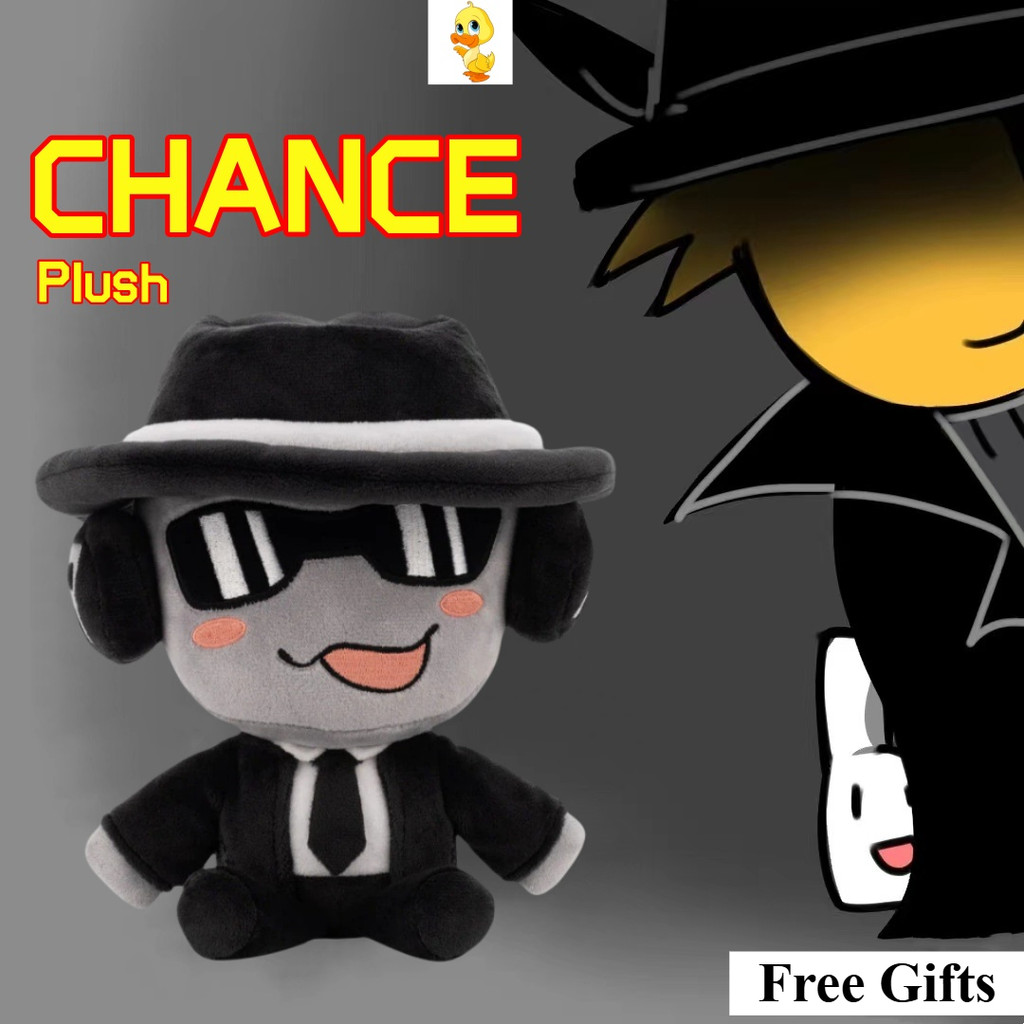 PLUS CHANCE Forsaken Chance Plush Fun Black Suit Men Plushie Doll ...