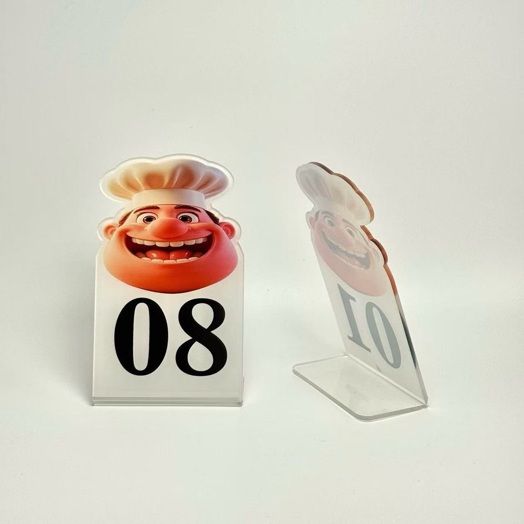 Table Number Elegance Stylish Restaurant or Hotel Stand Exclusive look ...