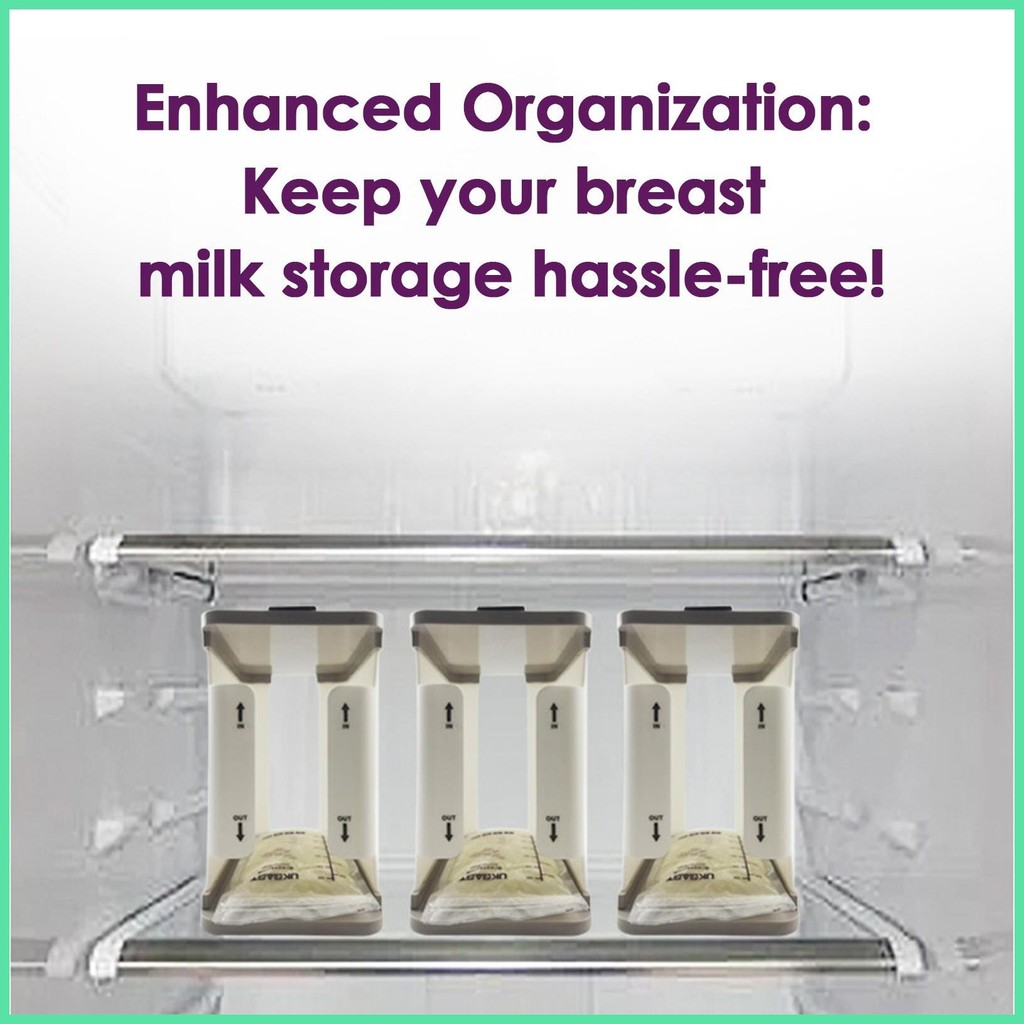 Storage Bins for Breast Milk Space Saving Breastmilk Containers User ...