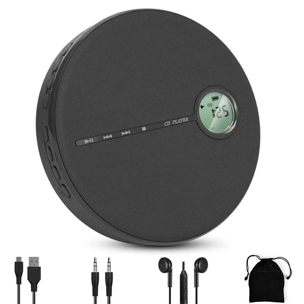 Multi-Functional CD Player Portable Bluetooth Receiver USB Music Player ...