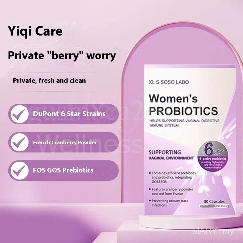 XL·S SOSO LABO Probiotics Cranberry Selenium Women's Probiotics Active Lactobacillus Probiotik ...