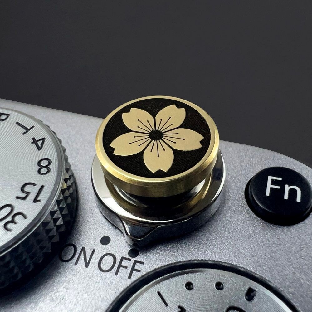 Sakura Shutter Button Brass Retro Suitable for Fuji Canon Nikon Leica ...