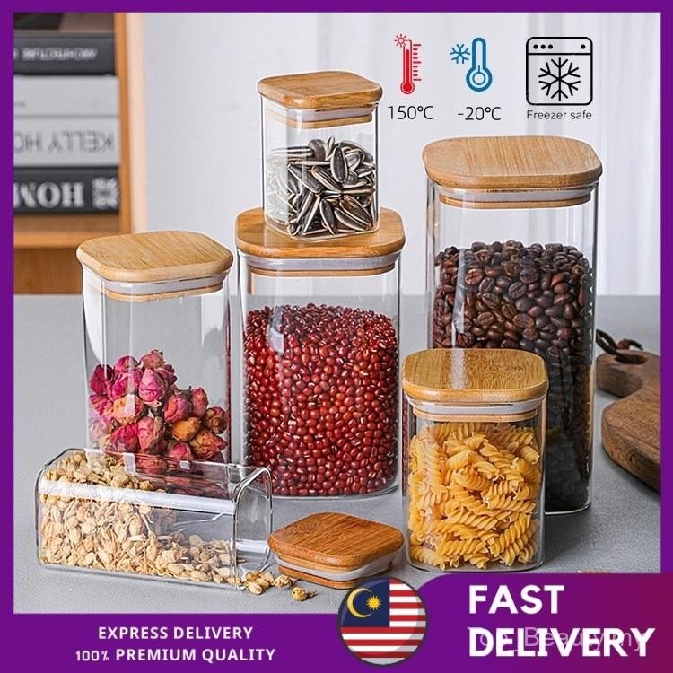 Seasoning Coffee Bean Spice Container Glass Bottle Bekas Rempah Kaca ...