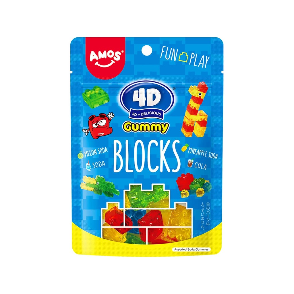 Kanro 4D Gummy Blocks 72g | Shopee Malaysia