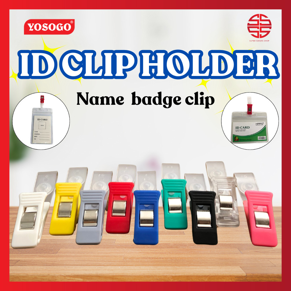 [Super SaverS] Yosogo Klip ID Klip Kad nama ID Clip & Name Tag Clip Name Badge Clip Lanyard Clip ...