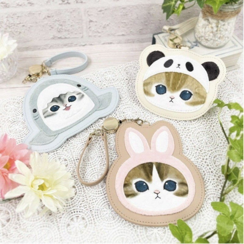 Mofusand Cat Card Holder Retractable Bus Card Student Card Holder Cute ...