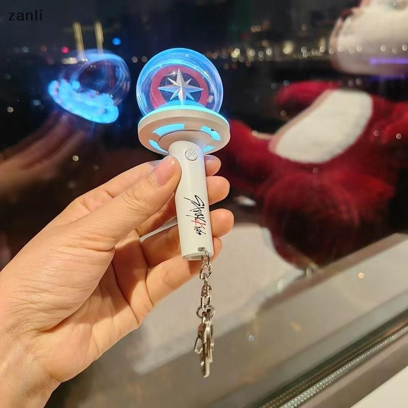 MY Kpop Idol Straykids Lightstick Keychains Mini Glow Stick Bag Pendant ...