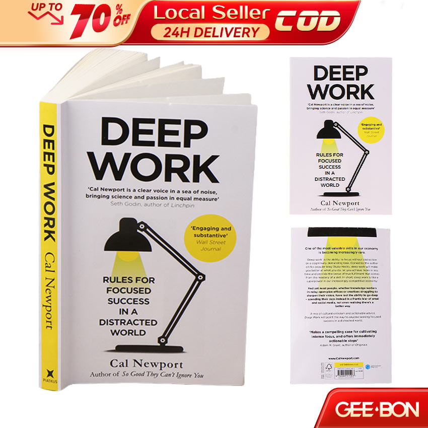 GEEBON Deep Work : Rules for Focused Success in a Distracted World English Book | Shopee Malaysia