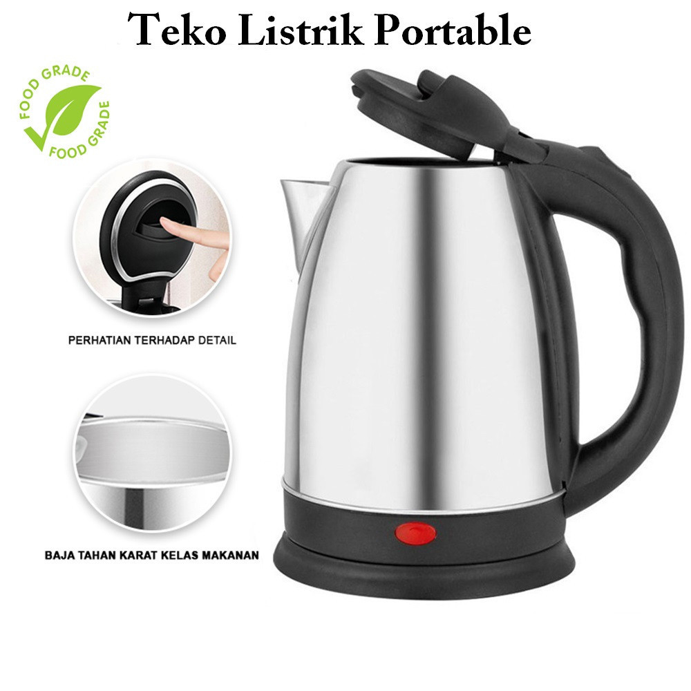 2 Liter Stainless Steel 400 watt Electric Kettle / Kettle Large ...