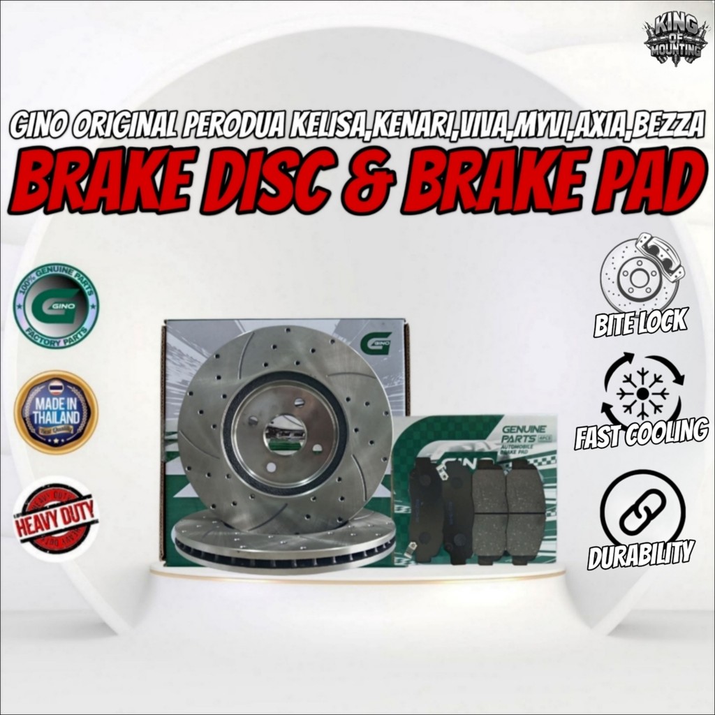 🔥GINO🔥BRAKE DISC / DISC ROTOR 11INCH CUSTOM ODC / ODYSSEY - PERODUA ...