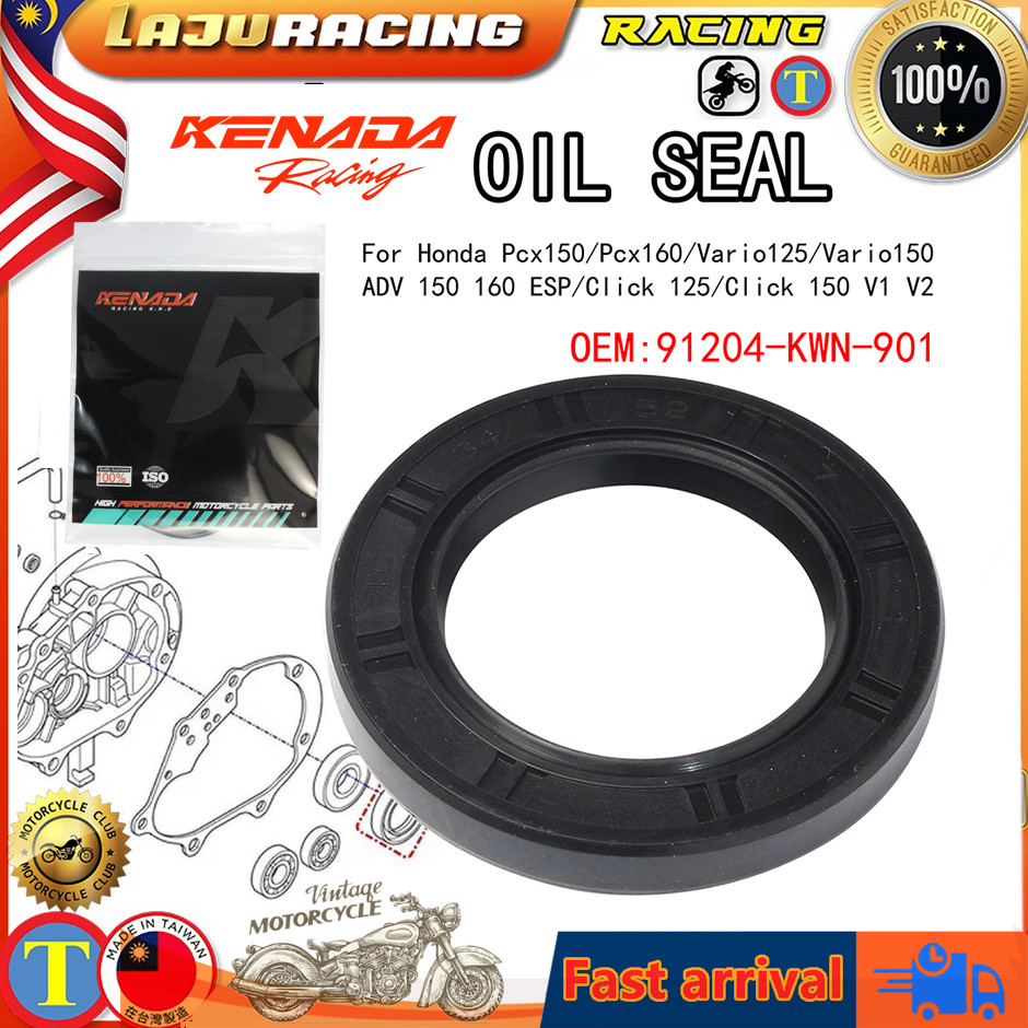 Kenada Racing Original Rear Axle Shaft Transmission OIL SEAL 34x52x7 For Honda Pcx150/Pcx160 ...