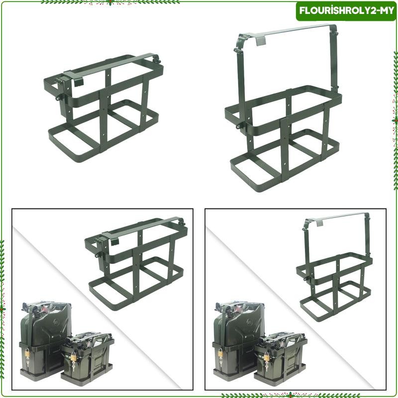 [Flourish] Jerry Gas Can Holder Motorcycle Fuel Tank Rack Detachable ...