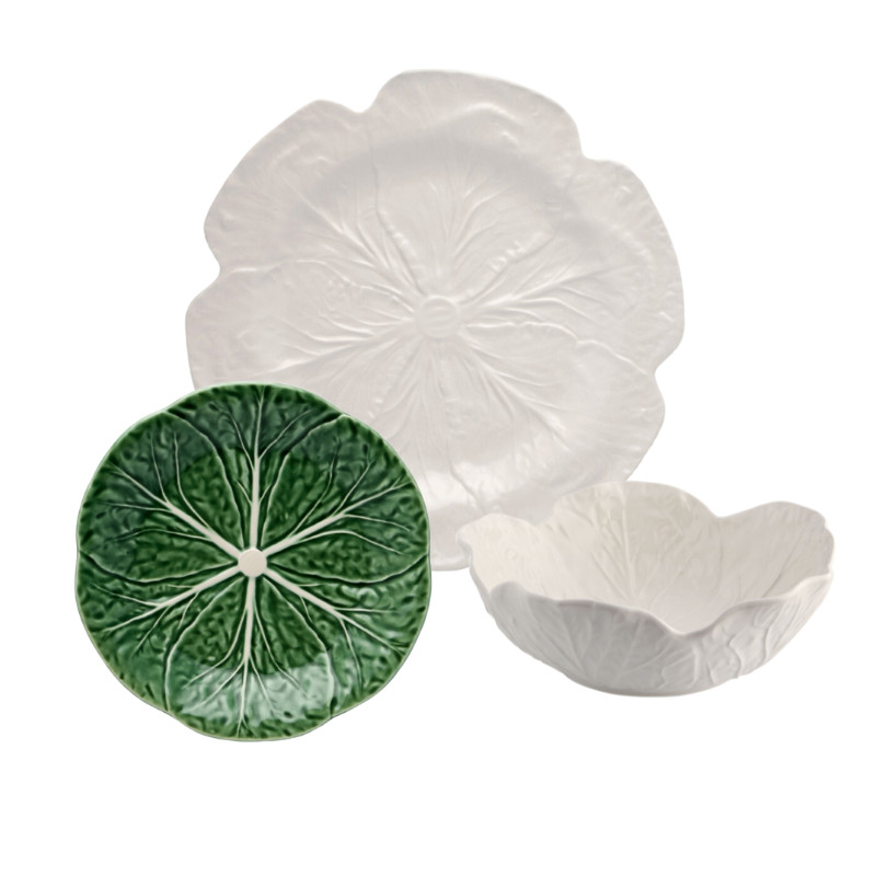 Bordallo Pinheiro Cabbage Dinnerware Set of 12 | Shopee Malaysia