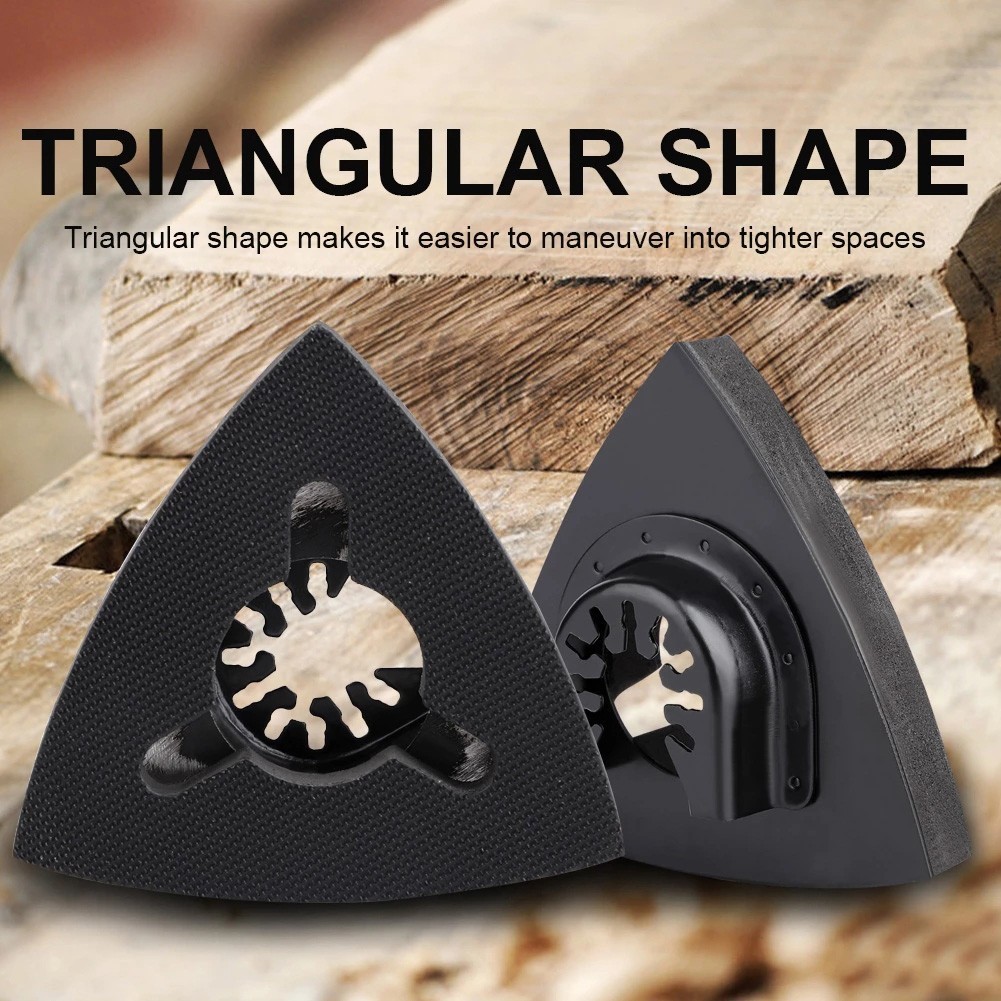 (HUND) Triangular Sanding Pad Quick Release Oscillating Tool For Bosch ...