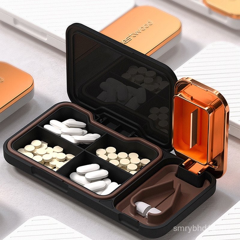 Medicine Dispenser Pill Box Portable Dispensing Dispensing Tablets ...