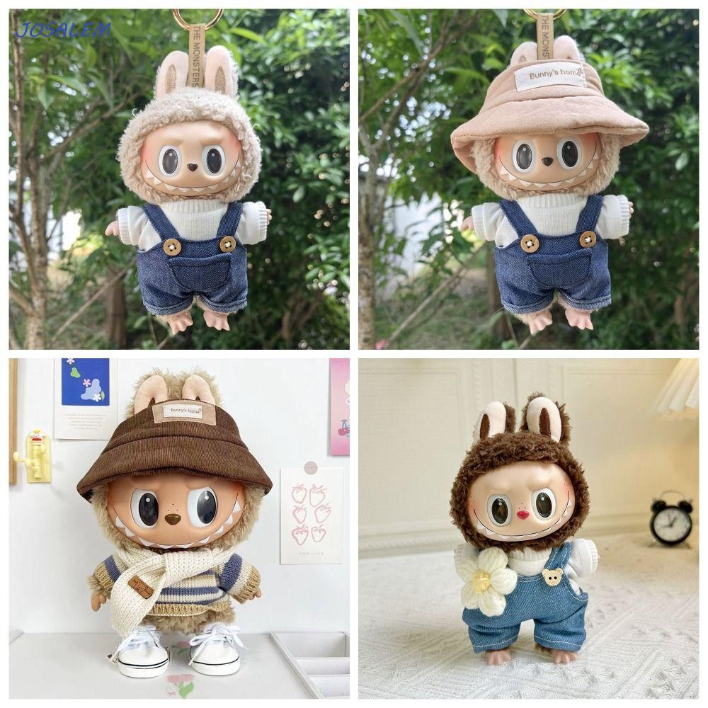JOSALEM Labubu Time Clothes, 17/38cm Toy Accessories Labubu Doll's ...