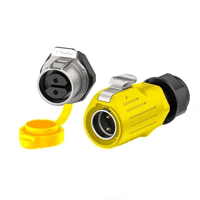 EW-LP20 Outdoor IP68 M20 Electrical Aviation Connector Waterproof 2 3 4 ...