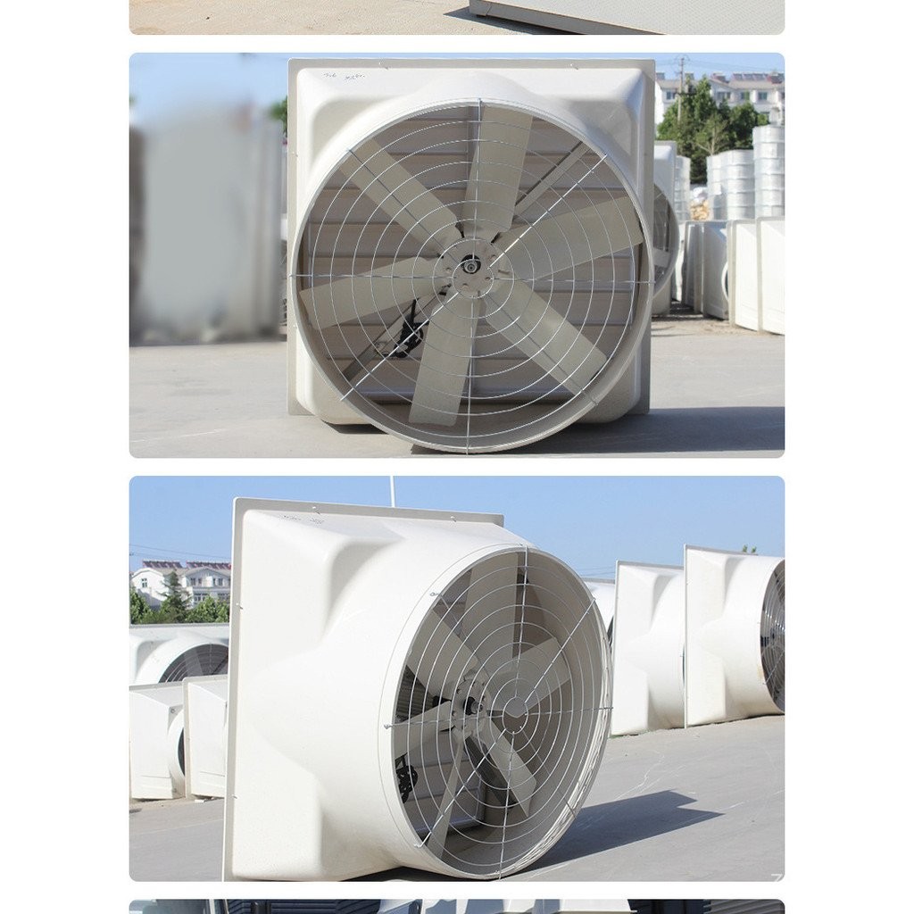 Glass Steel Negative Pressure Fan Industrial Exhaust Fan Powerful ...