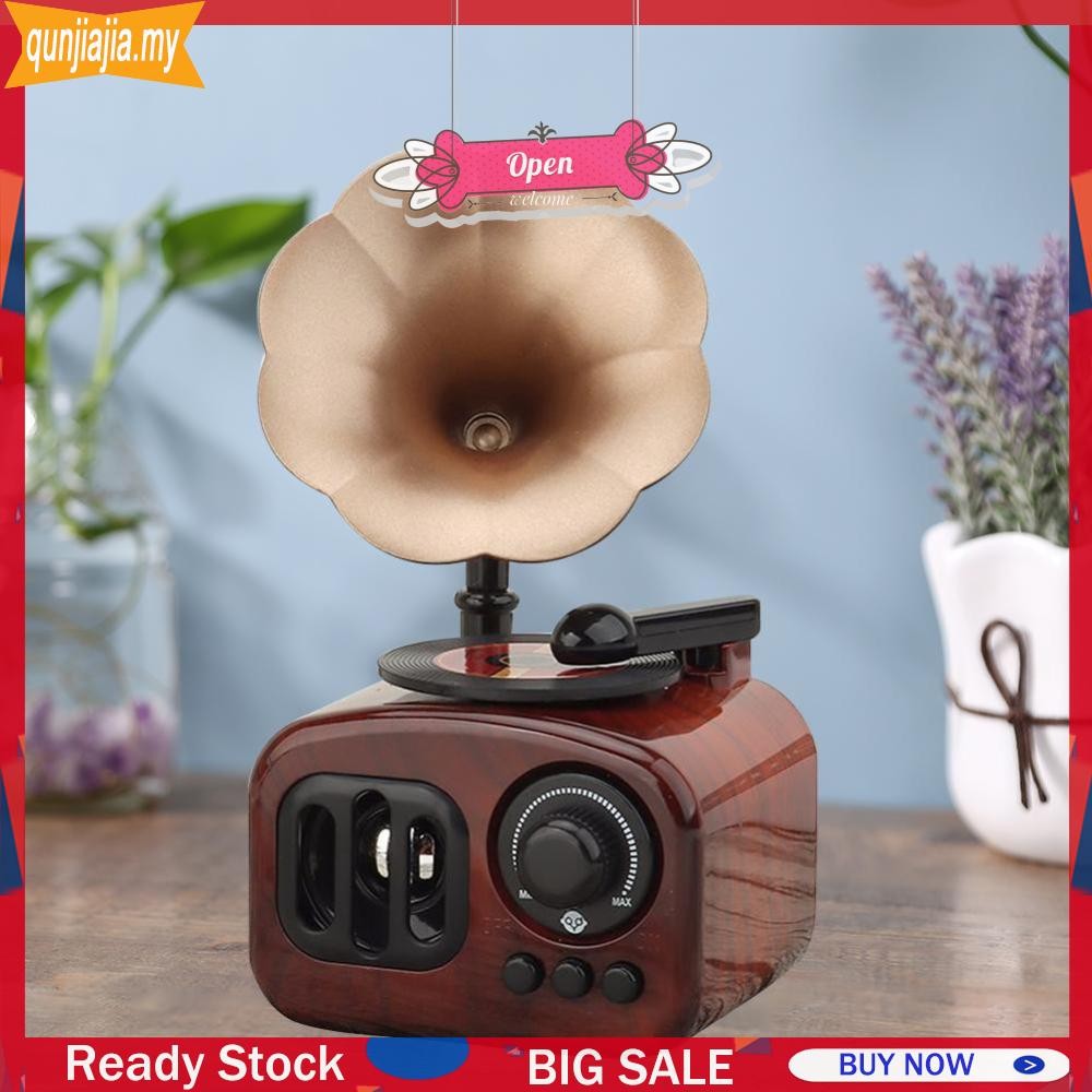 Classical Vintage Phonograph Music Box Retro Gramophone Music Box ...
