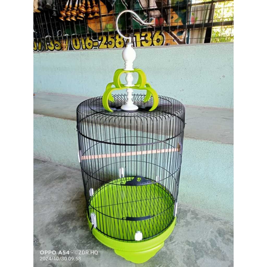(SANGKAR MAHKOTA 16" & 18"-WARNA RANDOM)SANGKAR BURUNG /BLACKDORM CAGE ...