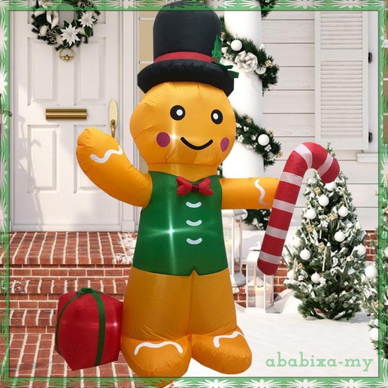 [AbabixaMY] Christmas Inflatable Gingerbread Christmas Ornament ...