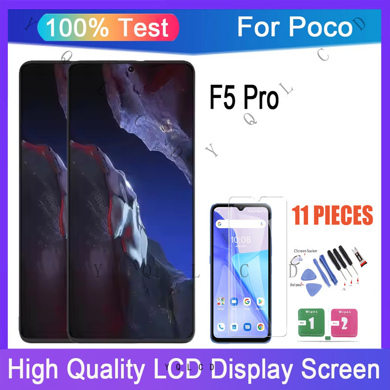 Original AMOLED Poco F5 Pro 5G LCD Display Touch Screen With Frame ...