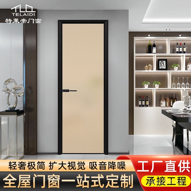 Pintu rata pintu bilik mandi ringan dan mewah, pintu rata yang sangat ...