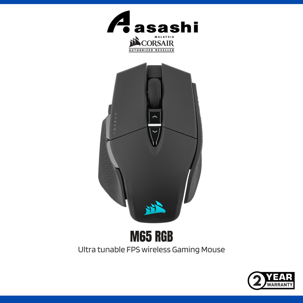 Corsair M65 RGB Ultra Tunable / M65 RGB Ultra Wireless FPS Gaming Mouse ...