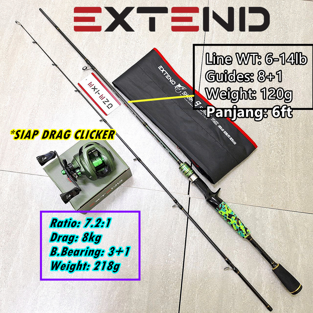 EXTEND SHARK CASTING 9 SERIES BC COMBO SET | Shopee Malaysia