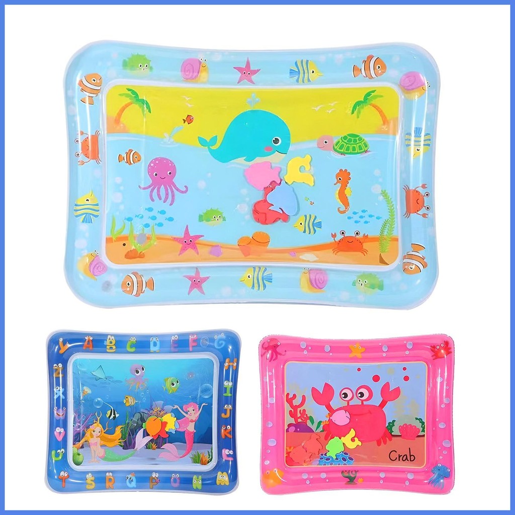 Inflatable Play Mat Inflatable Sensory Play Mat Sea Animals Water Mat ...