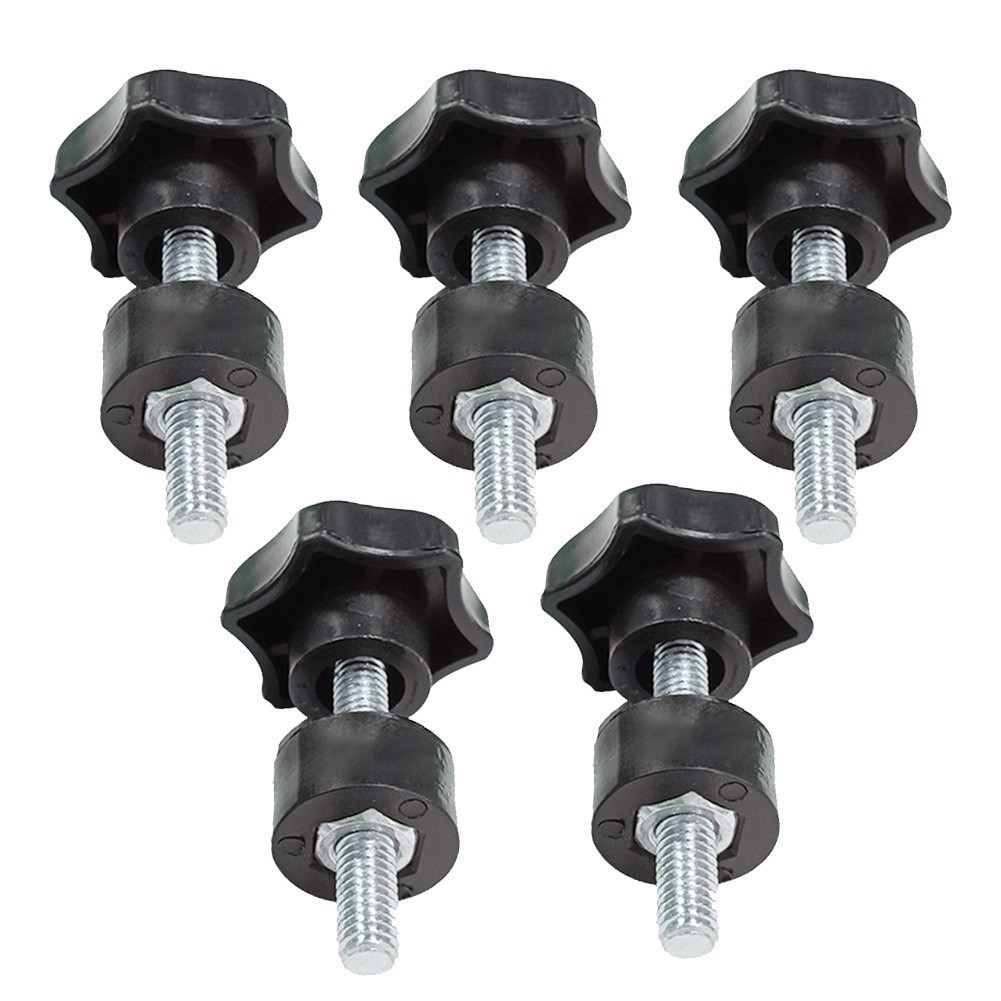 [THEBEST]5PCS Star Shape Thread Clamping Handle Bolt Bakelite Hand Knob ...