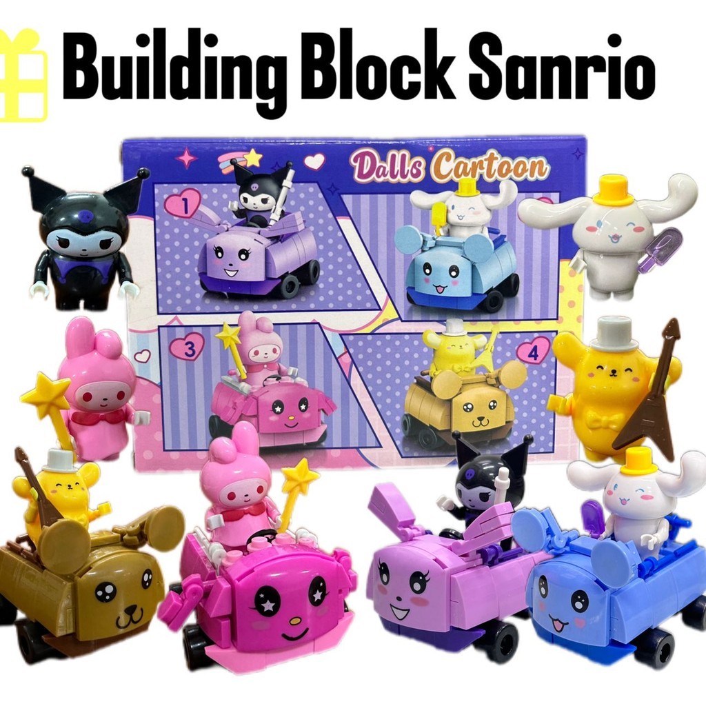 Ready Stocks !!! Sanrio Building Blocks Toys(My Melody/Kuromi ...