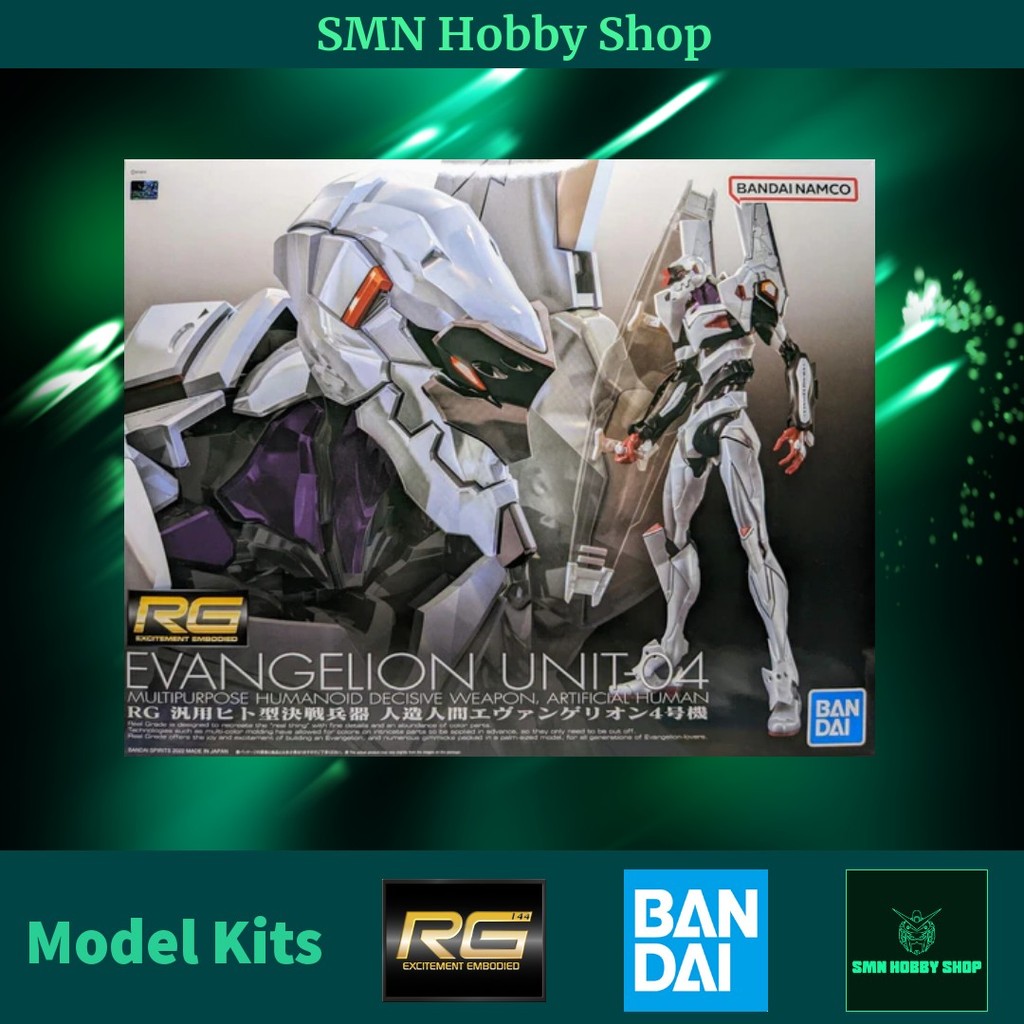 RG 1/144 Evangelion EVA Unit-04 Toys Plastic Model Kit [Neon Genesis ...