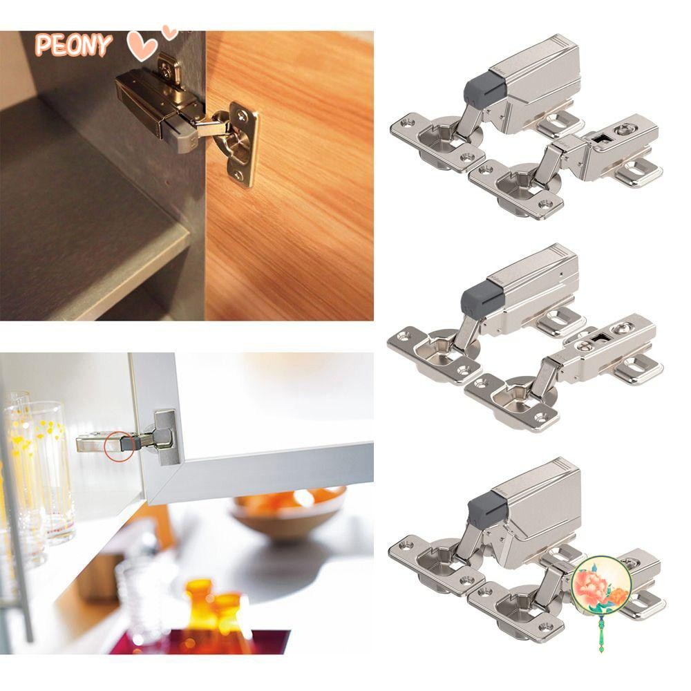 PEONY-HOME Buffer hinge Furniture Adjustable Straight Arm Hardware Full ...