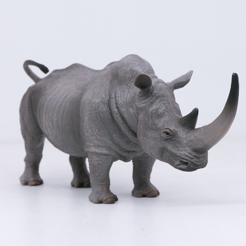 CollectA Nature Wild Life Animals White Rhinoceros PVC Plastic Figure ...