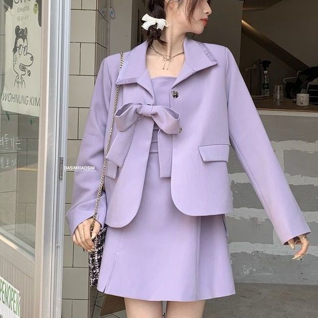 Drape Suit Small Suit.High-end French Fragrant Spring Autumn Suit Long ...