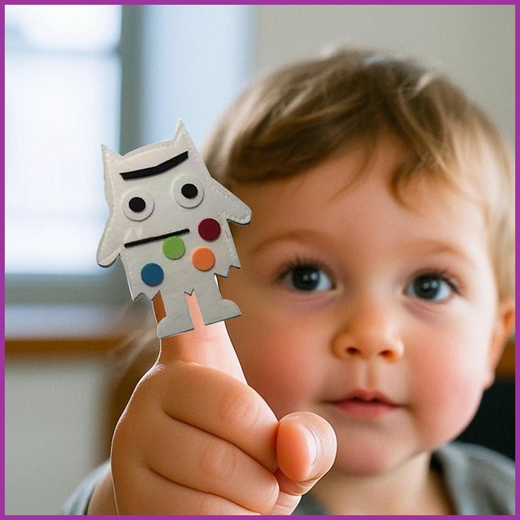 Finger Puppet Felt Fun Interactive Teaching Aids Emotional Expression ...