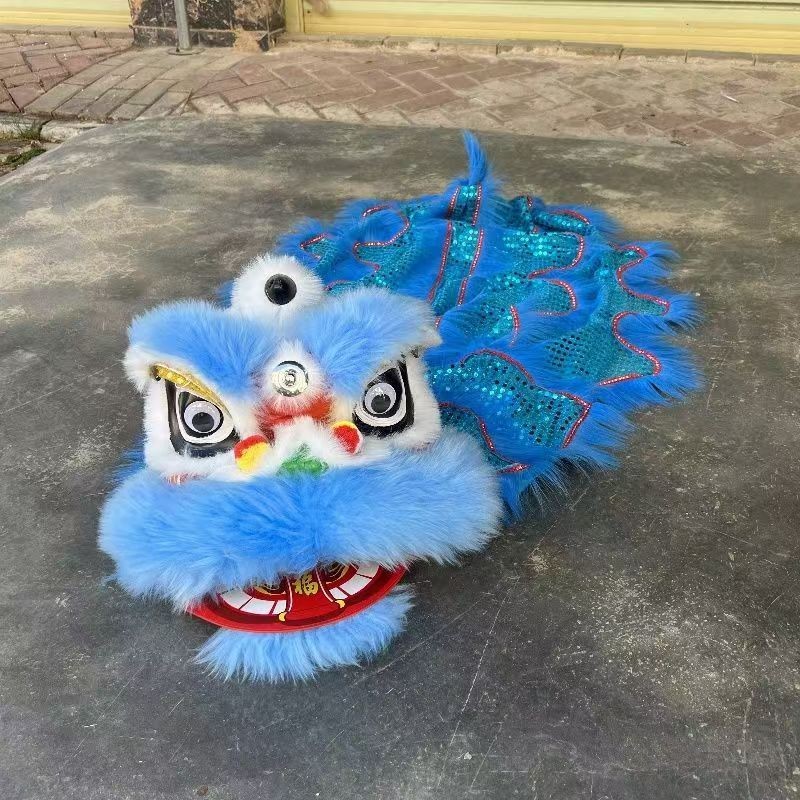 Children Lion Dance High-End Wool Kindergarten Performance Dance ...