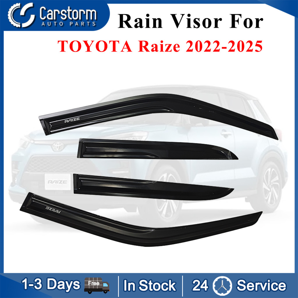 Rain Visor For Toyota Raize 2022-2025 Door Visor Rain Guard Window ...