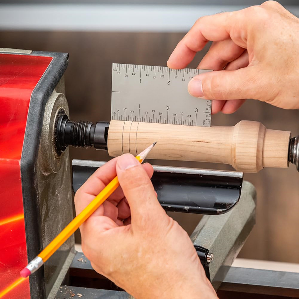 Pocket-sized Ruler For Setting Bit Blades Heights Compact Woodworking ...