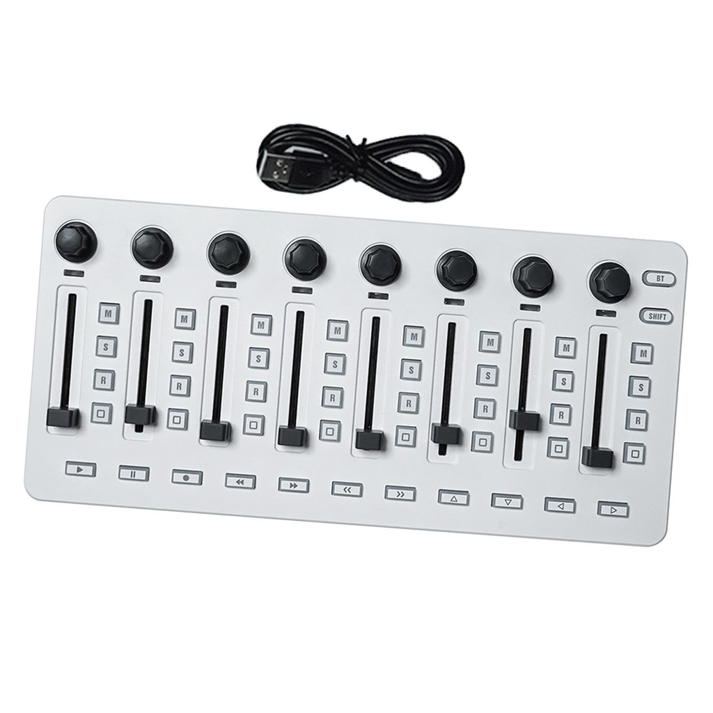 JWQFBC MIDI Controller Lightweight 8 Assignable Control Actuators 8 ...