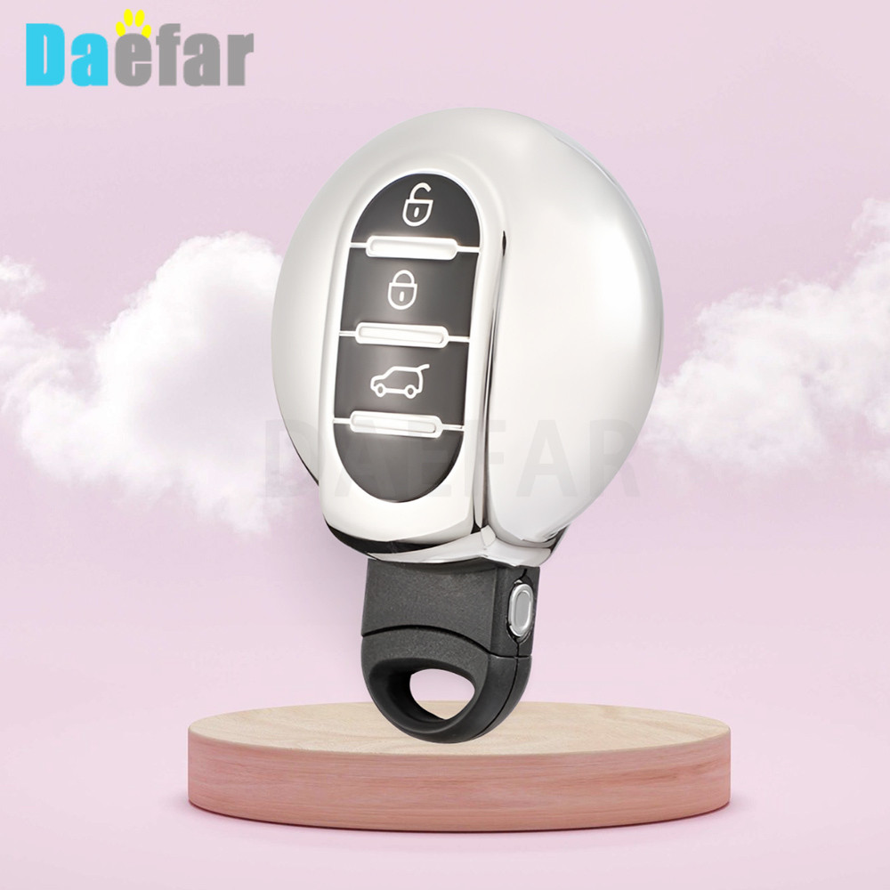 TPU Car Key Shell Fob Cover Keychain For BMW MINI COOPER S ONE JCW F54 ...